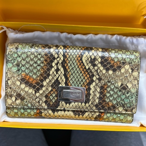 Fendi | Bags | Authentic Fendi Rare Wallet | Poshmark